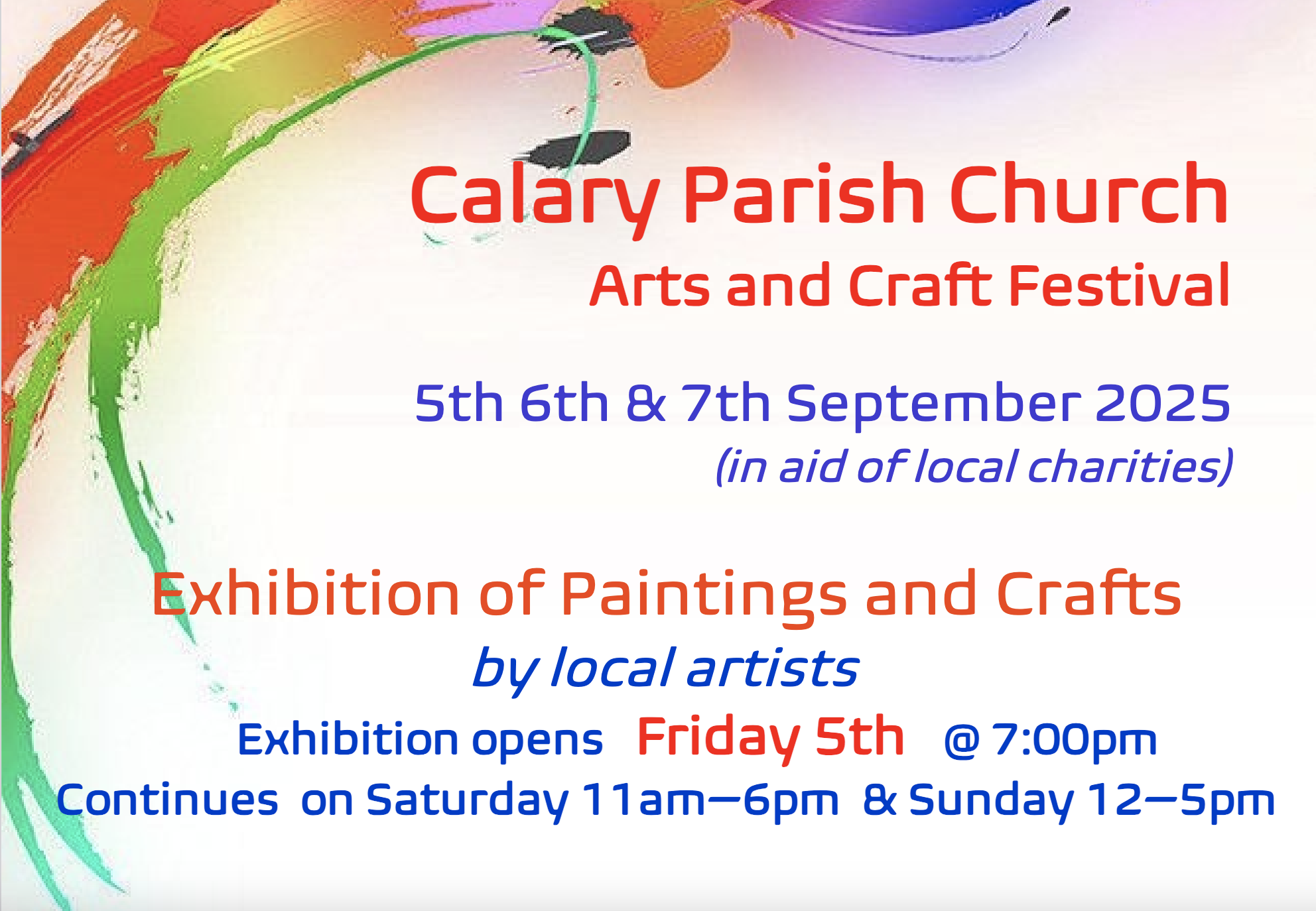 Arts and Crafts Festival Calary Church - The United Dioceses of Dublin ...