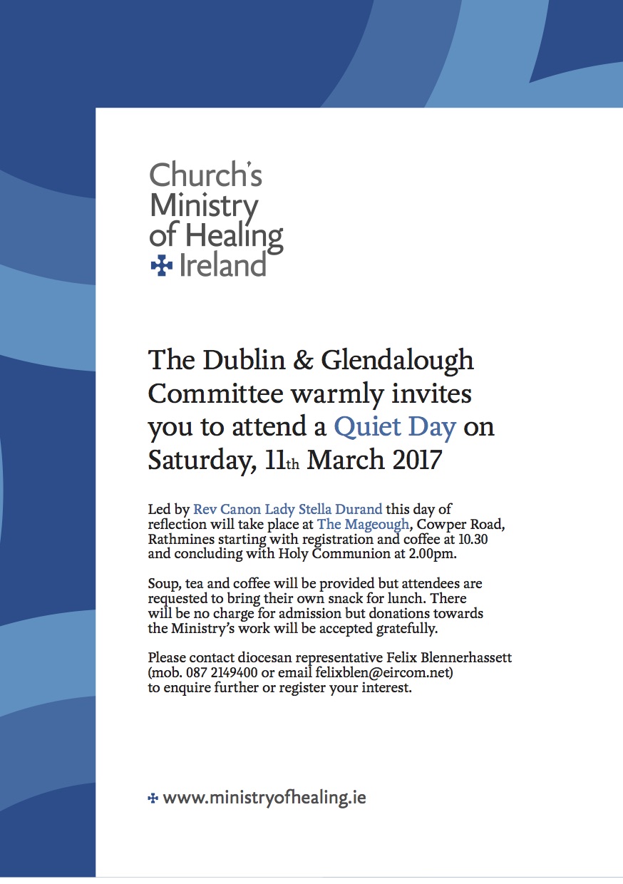 Church’s Ministry of Healing Dublin & Glendalough Quiet Day - The ...