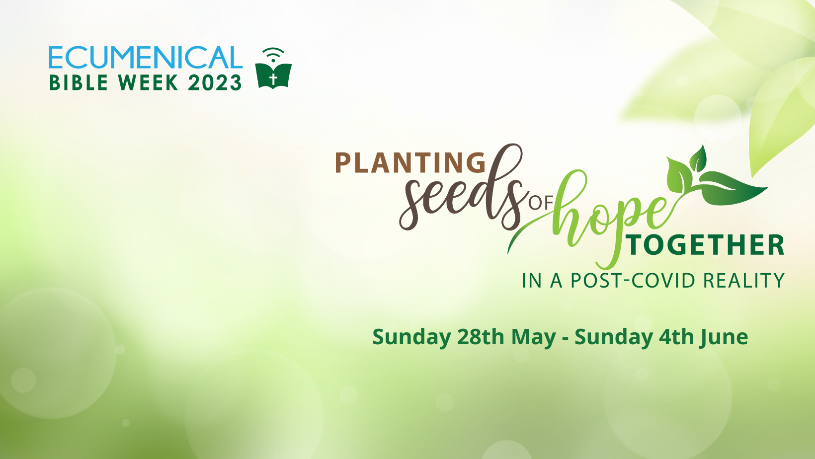 Ecumenical Bible Week 2023 - The United Dioceses of Dublin and ...