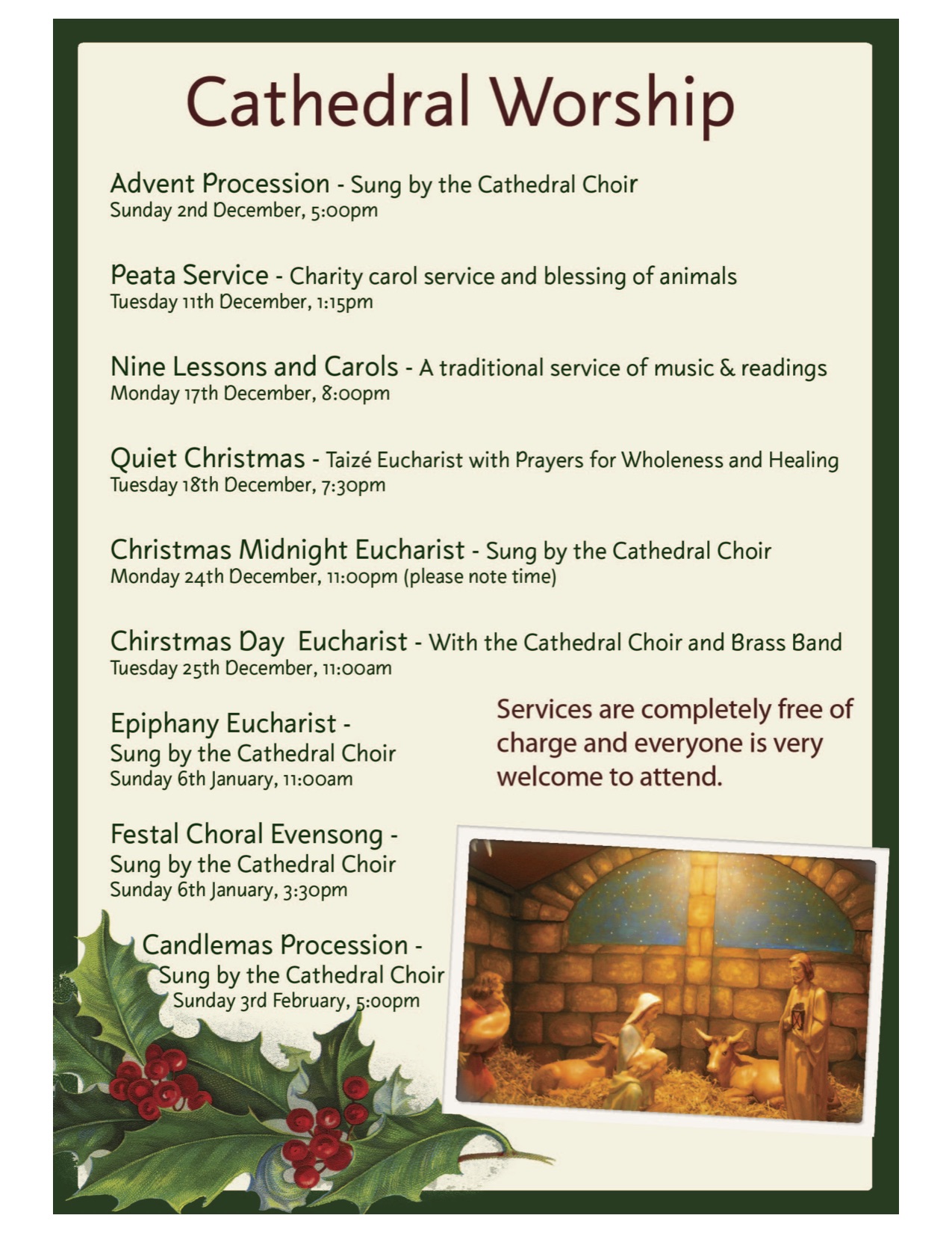 Advent and Christmas Worship at Christ Church Cathedral - The United ...