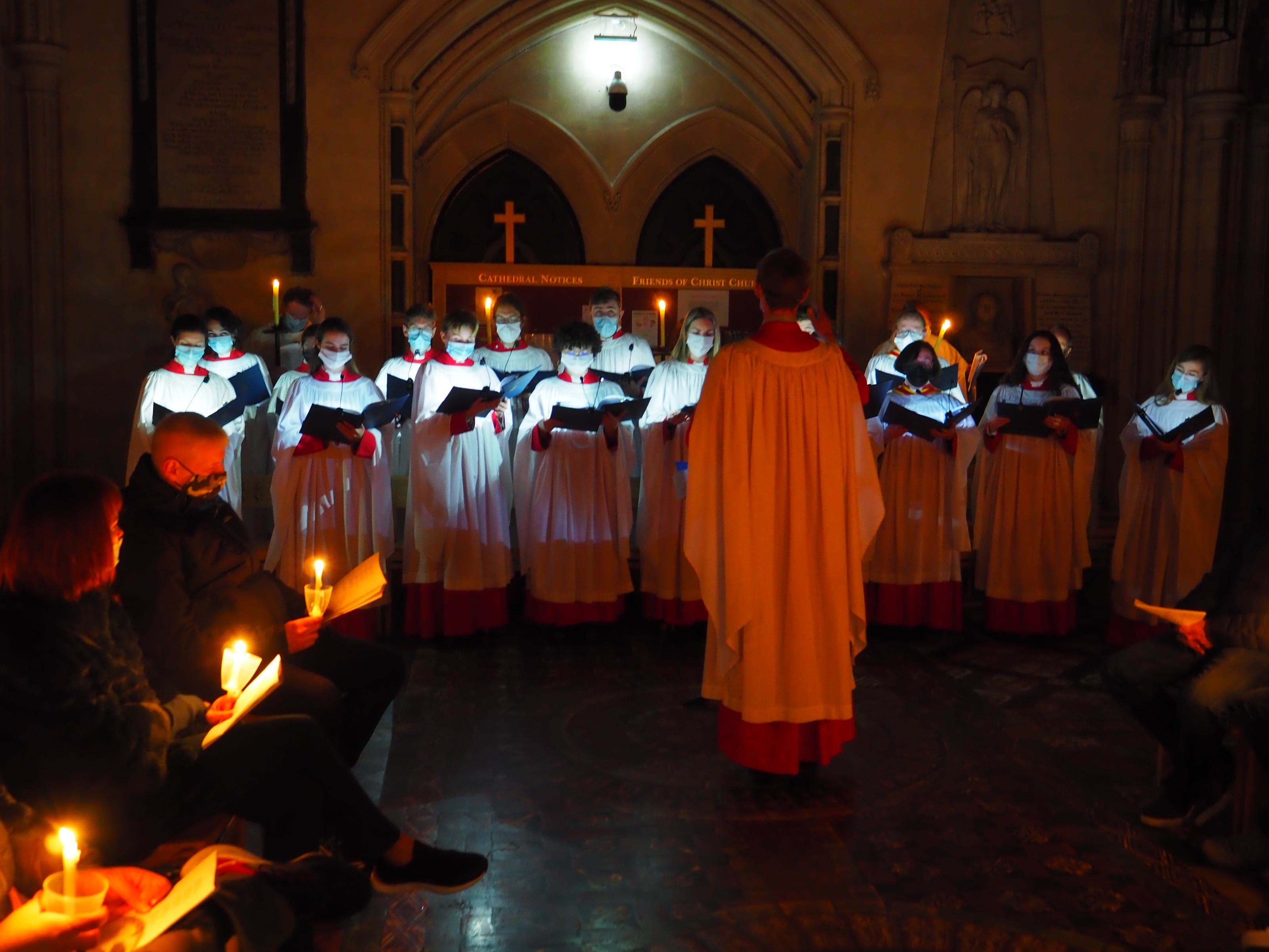 Advent Candle Lit Procession in Christ Church Cathedral - The United ...