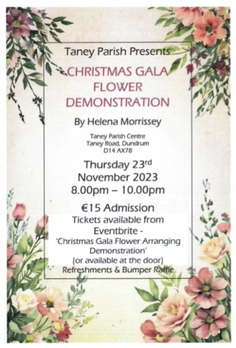 Christmas Gala Flower Demonstration – Taney - The United Dioceses of ...