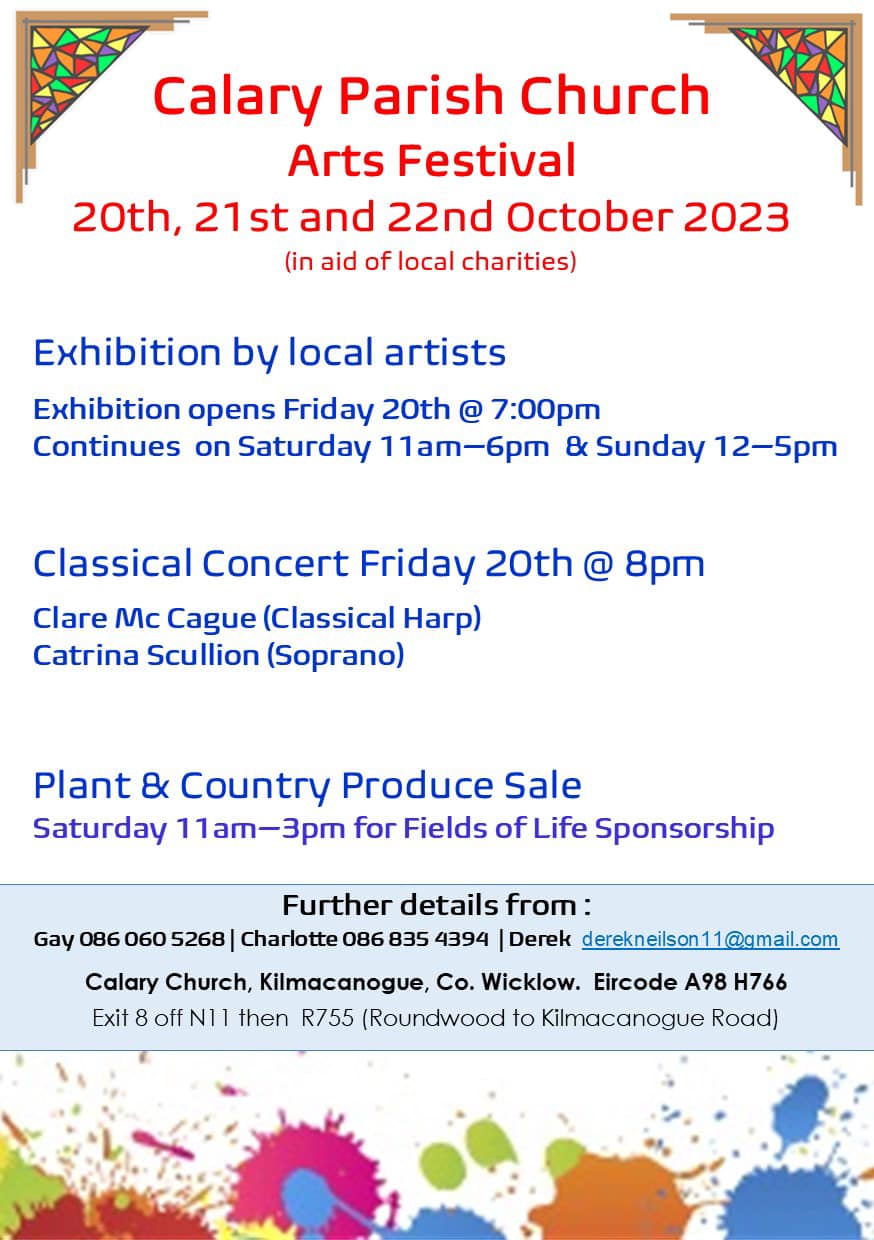 Calary Parish Church Arts Festival - The United Dioceses of Dublin and ...